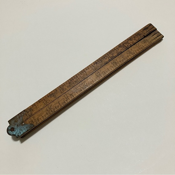 Vintage | Other | Stanley 66 Folding Boxwood Carpenters Ruler Yardstick ...